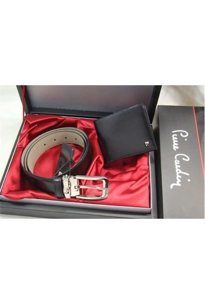 Pierre Cardin Erkek Deri Kemer Cüzdan Seti