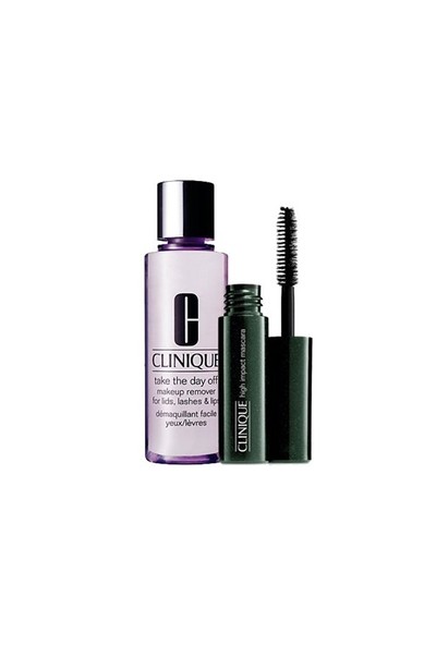 Clinique Muhteşem İkili (Take Day Off Makeup Remover 30 Ml+High İmpact Mascara 3.5 Ml Clinique Muhteşem İkili (Take Day Off Makeup Remover 30 Ml+High İmpact Mascara 3.5 Ml