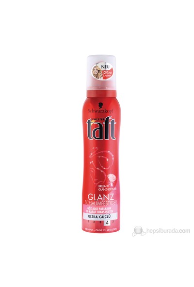 Taft Köpük 10 Karat Glanz 150Ml Taft Köpük 10 Karat Glanz 150Ml