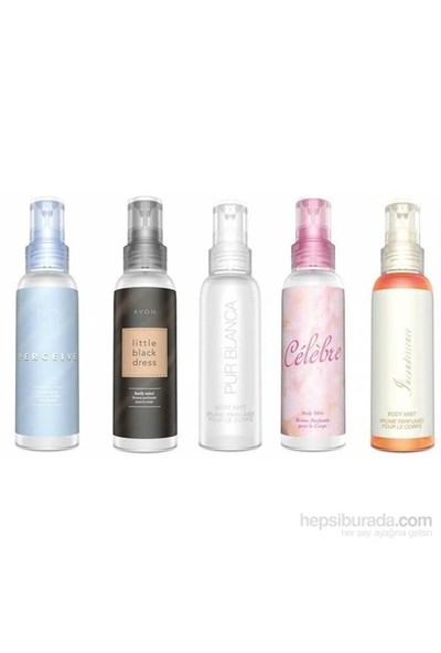 Avon Bayan Vücut Spreyi 100 Ml 5 Çeşit
