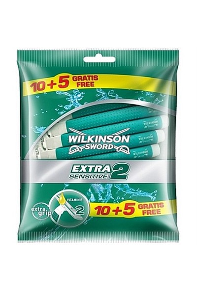 Wilkinson Extra2 Sensitive Kullan-At Tıraş Bıçağı 15Li Wilkinson Extra2 Sensitive Kullan-At Tıraş Bıçağı 15Li
