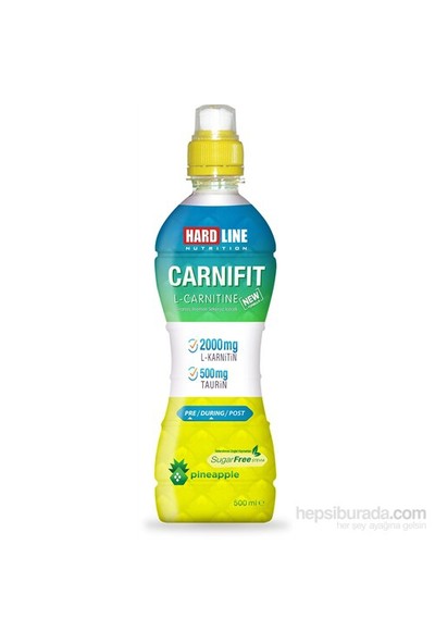 Hardline Nutrition Carnifit Ananas Aromalı 500 ML - (24 Adet/Koli)