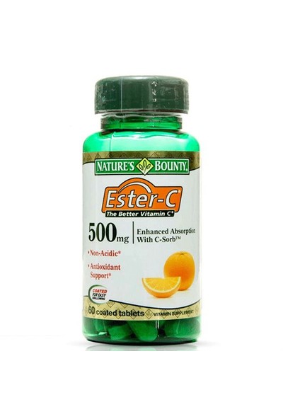 Nature's Bounty Ester-C 500 Mg 60 Tablet Nature's Bounty Ester-C 500 Mg 60 Tablet