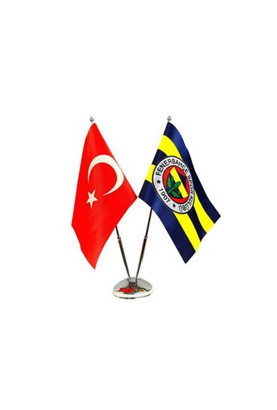 Fenerium 16X24 Fb Logo İkili Masa Bayrak