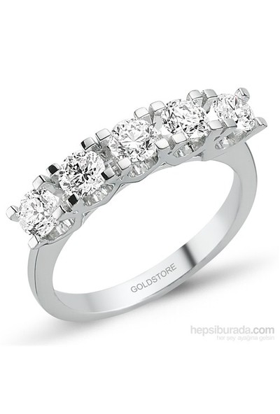 Goldstore 18 Ayar Altın 1.21 ct Pırlanta Sırataş Yüzük DRW33449 Goldstore 18 Ayar Altın 1.21 ct Pırlanta Sırataş Yüzük DRW33449