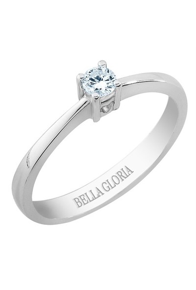 Bella Gloria 14 Ayar 2,47 Gr 0,13 Karat Tektaş Pırlanta Yüzük (SLTK984) Bella Gloria 14 Ayar 2,47 Gr 0,13 Karat Tektaş Pırlanta Yüzük (SLTK984)