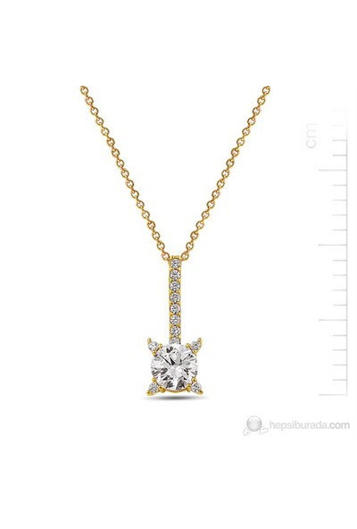 Bella Gloria Yıldız Tektaş Altın Kolye (PP78211)