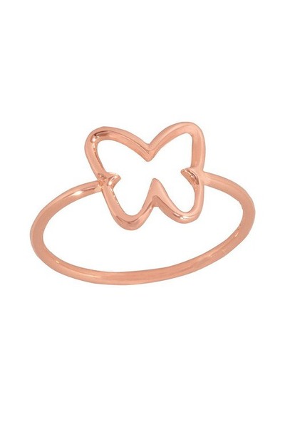 Goldstore 14 Ayar Altın Kelebek Yüzük GRF12473