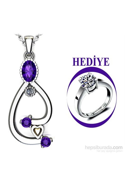 Jessini Anne Kucağı Pırlantalı Kolye