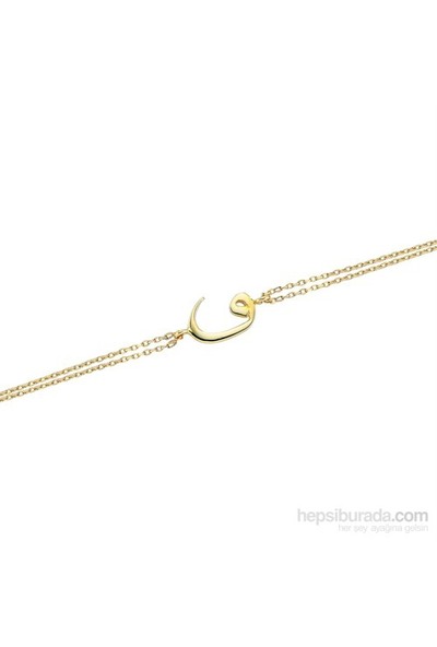 Glorria 14 Ayar Altın Vav Bileklik