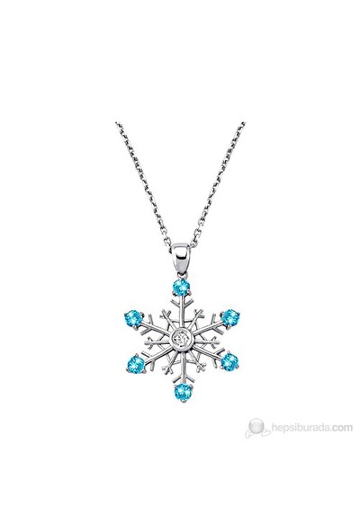 Gizzaro 0.03 Karat Pırlanta 0.85 Karat Mavi Topaz Pırlanta 'Aşk Kartanem Kolye'GMY074 Gizzaro 0.03 Karat Pırlanta 0.85 Karat Mavi Topaz Pırlanta 'Aşk Kartanem Kolye'GMY074