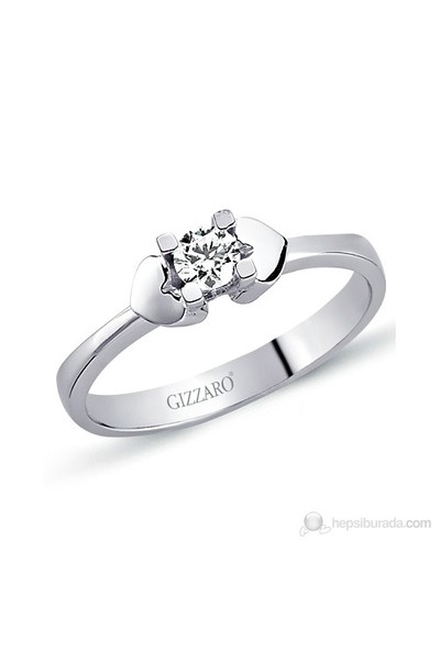 Gizzaro 0.19 Karat Pırlanta Kalp Tektaş Yüzük GZT166 Gizzaro 0.19 Karat Pırlanta Kalp Tektaş Yüzük GZT166
