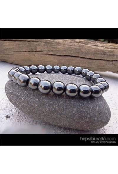 Takıcadde Gerçek Hematit Doğal Taş Bileklik