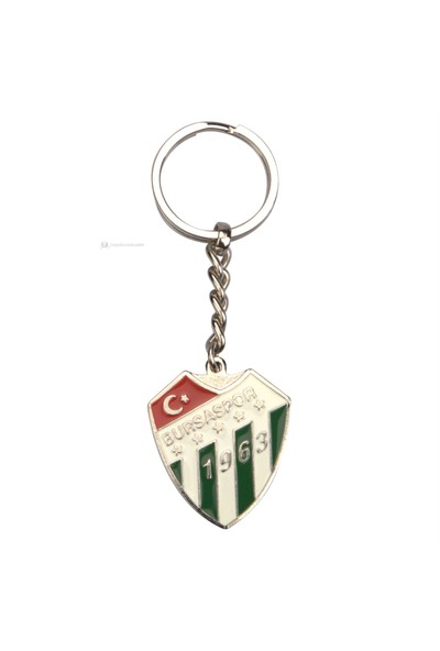 Bursaspor Bursaspor Anahtarlık - Beyaz