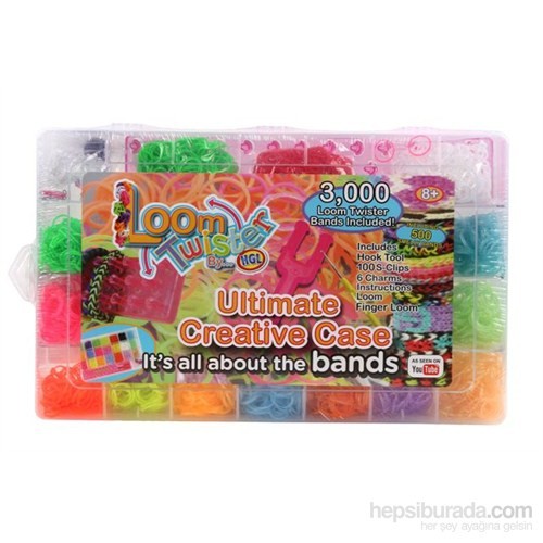 Loom Twister Large Set / 3000 Parça ( 500 Tane Bant Hediye Fiyatı