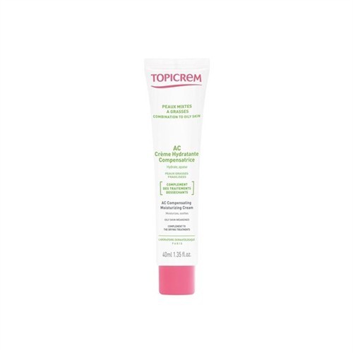 Topicrem AC Compensating Moisturizing Cream 40ml - Yağlı Ciltler İçin ...
