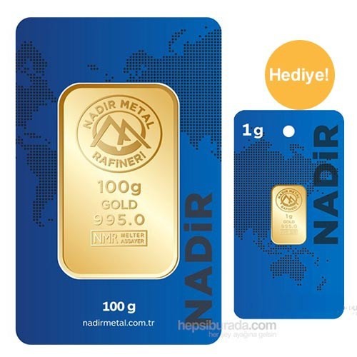 Nadir Gold 24 Ayar Gram Altın Külçe Altın 100 Gr - 1 Gr Fiyatı