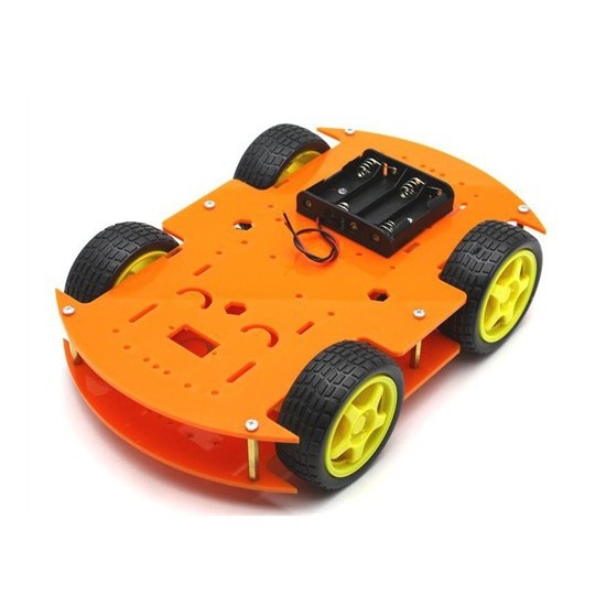 Robotus Robomod 4Wd Mobil Robot Kiti - Turuncu Fiyatı