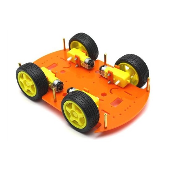 Robotus Robomod 4Wd Mobil Robot Kiti - Turuncu Fiyatı