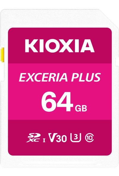 Kioxia 64GB Normalsd Excerıa Plus C10 U3 V30 Uhs1 R98 Hafıza Kartı Kioxia 64GB Normalsd Excerıa Plus C10 U3 V30 Uhs1 R98 Hafıza Kartı
