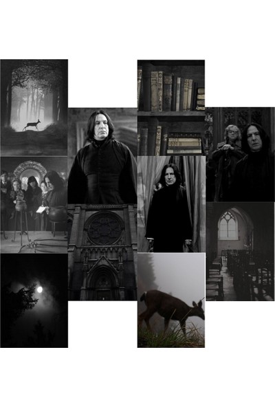 Orora Butik Harry Potter Duvar Kağıdı Seti-Severus Snape-10 Adet A5 200G Kuşe Kağıt Orora Butik Harry Potter Duvar Kağıdı Seti-Severus Snape-10 Adet A5 200G Kuşe Kağıt