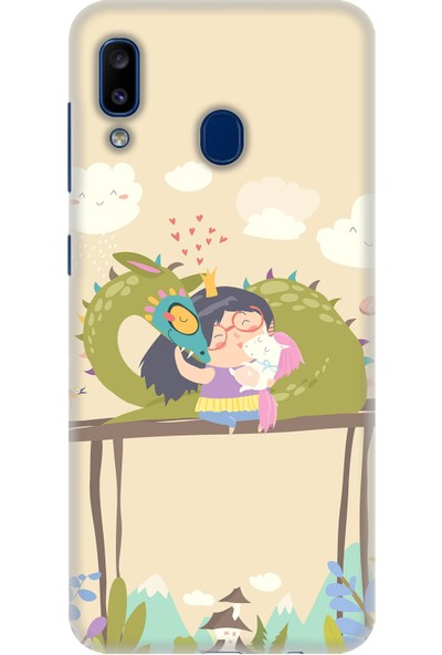 Pickcase Samsung Galaxy A20 Kılıf Hd Baskılı Kılıf - Ejderhamı Seviyorum Pickcase Samsung Galaxy A20 Kılıf Hd Baskılı Kılıf - Ejderhamı Seviyorum