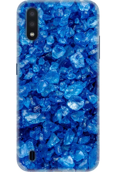Pickcase Samsung Galaxy A01 Kılıf Hd Baskılı Kılıf - Mavi Taş Pickcase Samsung Galaxy A01 Kılıf Hd Baskılı Kılıf - Mavi Taş