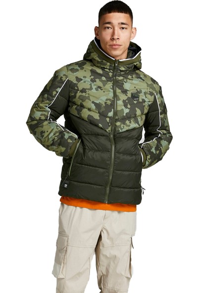 Jack & Jones Erkek Kapşonlu Mont 12193188