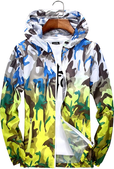 Cikrilan Erkek Kapuşonlu İnce Ceket Mont (Yurt Dışından) Cikrilan Erkek Kapuşonlu İnce Ceket Mont (Yurt Dışından)