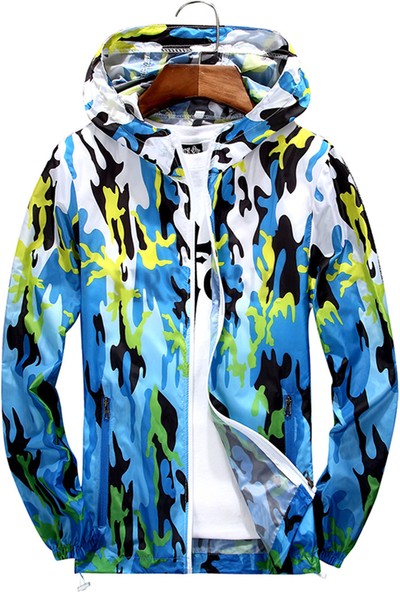 Cikrilan Erkek Kapuşonlu İnce Ceket Mont (Yurt Dışından)