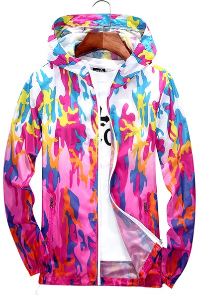 Cikrilan Erkek Kapuşonlu İnce Ceket Mont (Yurt Dışından)