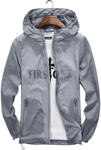 Cikrilan Erkek Kapuşonlu İnce Ceket Mont (Yurt Dışından) Cikrilan Erkek Kapuşonlu İnce Ceket Mont (Yurt Dışından)