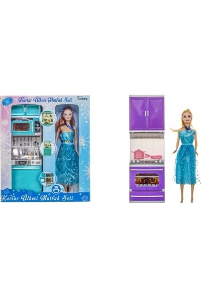 Mbois Karlar Ülkesi Bebekli Oyuncak Eğlenceli Bulaşık Makinesi