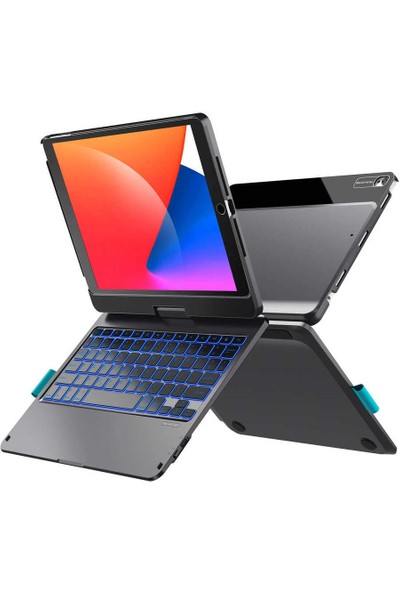 Wiwu Apple iPad Pro 11 Wiwu Waltz Rotating Keyboard Kablosuz Dönebilen Klavye Wiwu Apple iPad Pro 11 Wiwu Waltz Rotating Keyboard Kablosuz Dönebilen Klavye