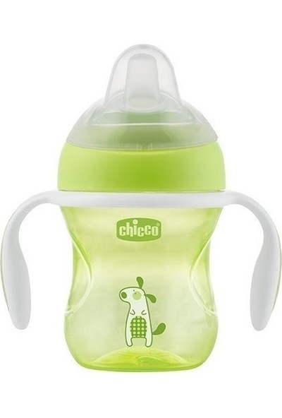 Chicco Yumuşak Uçlu Geçiş Bardağı 200ML 4 Ay+ Yeşil