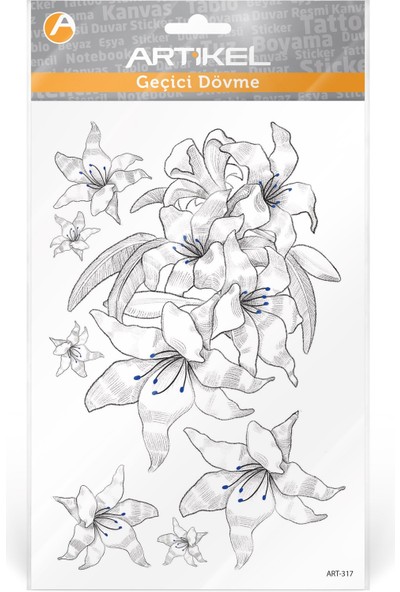 Artikel Blossom Geçici Dövme