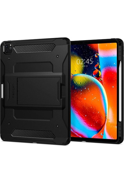 Spigen Apple iPad Pro 11'' (2021 / 2020 / 2018) Kılıf Tough Armor Military Grade Pro Black - ACS01021 Spigen Apple iPad Pro 11'' (2021 / 2020 / 2018) Kılıf Tough Armor Military Grade Pro Black - ACS01021