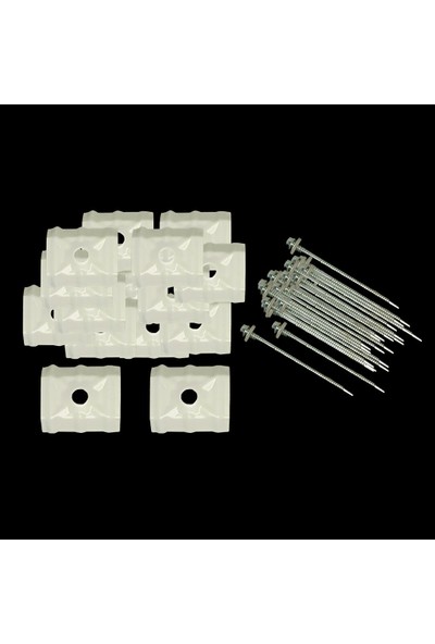 Standart Vida Sandviç Panel Çatı Montaj Semeri 20 x 40 + Akıllı Vida 100 Adet Standart Vida Sandviç Panel Çatı Montaj Semeri 20 x 40 + Akıllı Vida 100 Adet