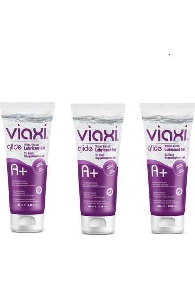 Viaxi Kayganlaştırıcı Anal Jel 100 ml X3 Adet Viaxi Kayganlaştırıcı Anal Jel 100 ml X3 Adet