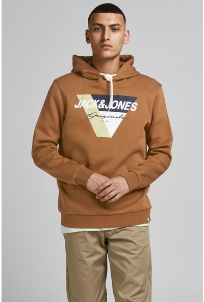 Jack&Jones Jack & Jones 12193645 Jormason Sweat Hood Sn Erkek Sweatshirt