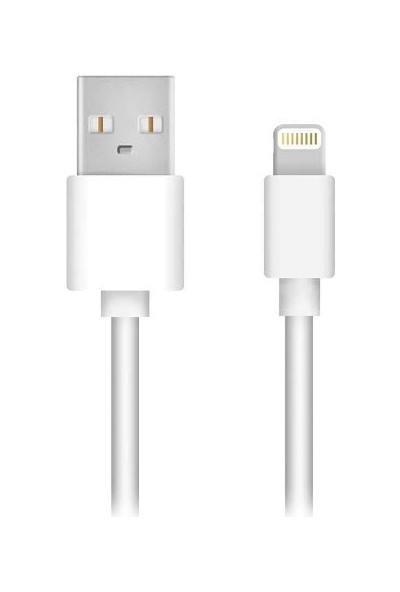iPhone Şarj ve Data Kablosu 1mt Beyaz