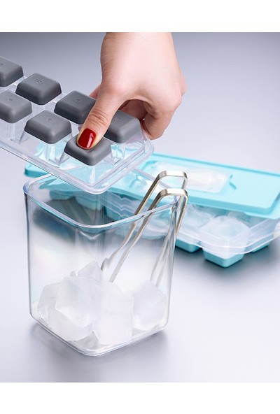 Gondol 12 Bölmeli Slikonluk Bas Parmak Buzluk Gondol 12 Bölmeli Slikonluk Bas Parmak Buzluk