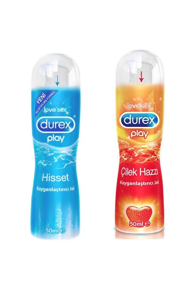 Durex Çilek Aromalı Kayganlaştırıcı 50 ml + Durex Play Su Bazlı Kayganlaştırıcı 50 ml Durex Çilek Aromalı Kayganlaştırıcı 50 ml + Durex Play Su Bazlı Kayganlaştırıcı 50 ml