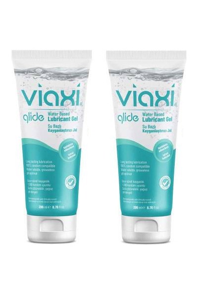 Viaxi Glide Lubricant Gel Naturel 200 ml - Kayganlaştırıcı Jel X2 Adet Viaxi Glide Lubricant Gel Naturel 200 ml - Kayganlaştırıcı Jel X2 Adet
