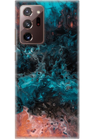 Pickcase Samsung Galaxy Note 20 Kılıf Hd Baskılı Kılıf - Liquid Colorfull Pickcase Samsung Galaxy Note 20 Kılıf Hd Baskılı Kılıf - Liquid Colorfull
