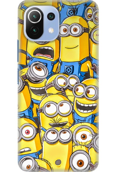 Pickcase Xiaomi Mi 11 Lite Kılıf Hd Baskılı Kılıf - Minion Ordusu