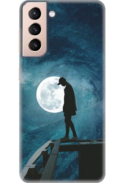 Pickcase Samsung Galaxy S21 Plus Kılıf Hd Baskılı Kılıf - Dolunay Yalnızlık Pickcase Samsung Galaxy S21 Plus Kılıf Hd Baskılı Kılıf - Dolunay Yalnızlık