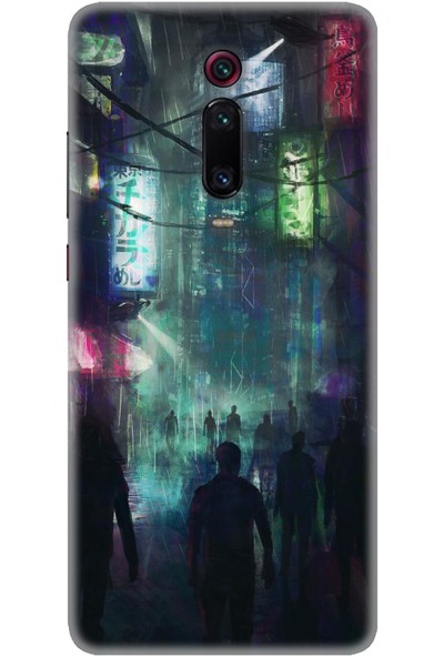 Pickcase Xiaomi Mi 9t Kılıf Hd Baskılı Kılıf - Crowd City