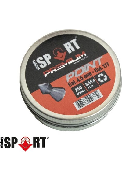 Victory Sport Premium Point 4,5M 7,7Gn Saçma *250 Victory Sport Premium Point 4,5M 7,7Gn Saçma *250