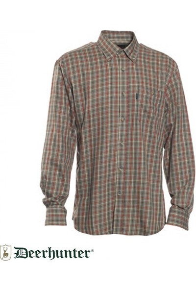 Deerhunter Waylon 499 Red Kareli Uzun Kol Gömlek Deerhunter Waylon 499 Red Kareli Uzun Kol Gömlek